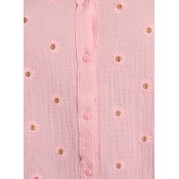 ZIZZI Bluse 'Viva' Damen Gr&ouml;&szlig;e 11XL/12XL hellbraun / rosa