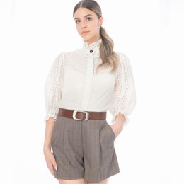 Bernd G&ouml;tz BERND G&Ouml;TZ Damen Lederg&uuml;rtel "Lederg&uuml;rtel mit elegant abgerundeter Rechtecksschlie&szlig;e", braun, Gr. 95, Rindsleder, G&uuml;rtel