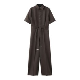 Mango Jumpsuit 'Tomy2' Damen Gr&ouml;&szlig;e XXS schoko