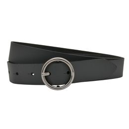 AnnaMatoni Damen Lederg&uuml;rtel "AnnaMatoni Damen Lederg&uuml;rtel Basic G&uuml;rtel 3cm breit echt Leder", schwarz, Gr. 95, 100% Leder, G&uuml;rtel