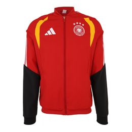 adidas Performance Sportjacke 'DFB PRE' Damen Gr&ouml;&szlig;e XXL honig / rot / schwarz / wei&szlig;