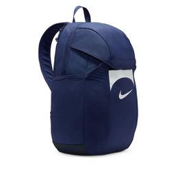 Sportrucksack Nike "NK ACDMY TEAM BKPK 2.3", midnight navy, midnight navy, wei&szlig;, Rucks&auml;cke, Obermaterial: 90% Polyester, 10% Nylon, f&uuml;r Training, 30 Liter Volumen, mit Vordertasche f&uuml;r Ball