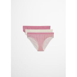 Marc O'Polo MARC O'POLO Damen Slip "Essentials", Gr. M, rosa, Single Jersey, Obermaterial: 95% Baumwolle, 5% Elasthan, Unterhosen, mit elastischem Logobund, uni