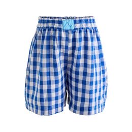 next Shorts Damen Gr&ouml;&szlig;e 46 blau / wei&szlig;