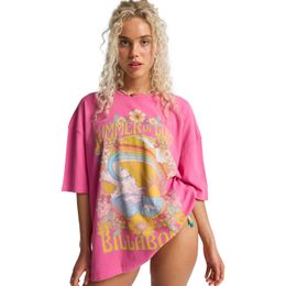 Billabong Damen T-Shirt "Summer Of Love"guava, Gr. L, Obermaterial: 100% Baumwolle., Shirts