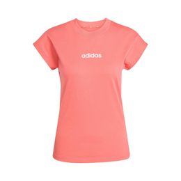 adidas Sportswear Funktionsshirt 'Essentials' Damen Gr&ouml;&szlig;e XXXL/4XL koralle / wei&szlig;