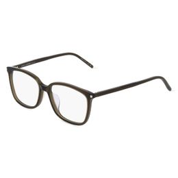 SAINT LAURENT SL 453/F Brille Damen | Fassung: Vollrand, Quadratisch, Olive Transparent
