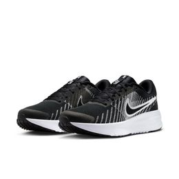 Laufschuh Nike "Run Defy", Herren, Gr. 43, schwarz, wei&szlig;, Synthetik, Textil, Schuhe Laufschuh, sportlicher Stil, Gummilaufsohle, Schn&uuml;rung