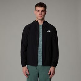 The North Face Herren Trainingsjacke "M 24/7 WOVEN FZ HOOD", schwarz, Gr. XL, unifarben, Web, Obermaterial: 86% Polyester, 14% Elasthan, Jacken,