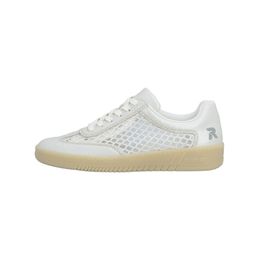 Rieker Damen Sneaker "Rieker Sneaker Lederimitat", Gr. 42, wei&szlig;, Lederimitat, Schuhe