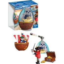 Konstruktions-Spielset Playmobil "Spiel-Ei: Piraten (72100), Pirates", bunt, Spielbausteine, Kinder, Kunststoff, Konstruktions-Spielset