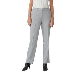 Damen Anzughose, grau, Gr. 36, s.Oliver BLACK LABEL, unifarben, Piqu&eacute;, Obermaterial: 49% Polyester, 48% Viskose, 3% Elasthan. Futter: 100% Polyester,