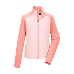 Funktionsjacke Killtec "KOS 34 WMN JCKT", Damen, Gr. 42, pink, Oberseite: 100% Polyester;F&uuml;llung: 100% Polyester;R&uuml;ckseite: 100% Polyester;Obermaterial 2: 90% Polyester, 10% Elasthan, Jacken Funktionsjacke, Hybrid-Design, Colorblock, Teflon EcoElite&trade; Impr&auml;gnierung