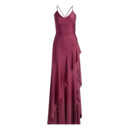 Vera Mont Abendkleid Damen Gr&ouml;&szlig;e 34 weinrot Winterkleid