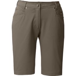 Bermudas DEPROC Active "KENORA URBAN Short & kurze Hose", Damen, Gr. 34 (XS), Normalgr&ouml;&szlig;en, fallen rock, 97% Polyester, 3% Elasthan, Hosen Bermudas, In melierter Optik