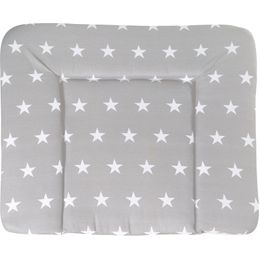 Wickelauflage Roba "Little Stars, 85x75 cm", grau, B:85cm L:75cm, PU-Beschichtung, Polyester, Wickelauflagen, Wickelauflage, mit weicher Polsterung
