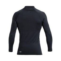 Rash Guard Quiksilver "Everyday", Herren, Gr. S/172 - 177cm & 61 -70kg, blau (schwarz navy), Obermaterial:84% Microfaser, 16% Elasthan;, Shirts Rash Guard