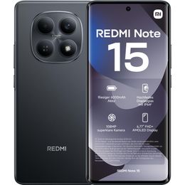 Xiaomi Smartphone "Redmi Note 15 6+128", Energieeffizienz: B, schwarz, 128 GB, Mobiltelefone, Smartphone