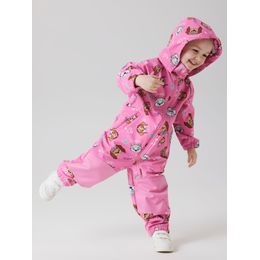 Softshelloverall name it "NMFALFA08 PAWPATROL SOFTSHELL NOOS CPLG", M&auml;dchen, Gr. 86, N-Gr, pink (pink cosmos), Softshell, Obermaterial: 94% Polyester, 6% Elasthan, bedruckt, regular fit normal, Rundhals, Raglan&auml;rmel elastischer Bund, Overalls Softshelloverall, mit vielen tollen Details, funktional und bequem