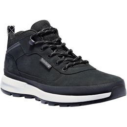 Sneaker Timberland "FIELD TREKKER - LOW LACE SNEAKER", Herren, Gr. 41,5, schwarz-wei&szlig; (schwarz), Leder, Schuhe Sneaker, Wintersneaker, Sneaker, Winterschuhe