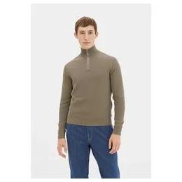 Only & Sons Troyer ONLY & SONS "ONSPHIL REG 12 STRUC HALF ZIP KNIT NOOS", Herren, Gr. XL, beige (desert taupe), Strick, Obermaterial: 80% Baumwolle, 20% Nylon, unifarben, regular fit normal, hoch geschlossener Ausschnitt, Pullover Troyer, Baumwollmischung, regular fit