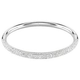 Armreif Swarovski "Schmuck Geschenk Sublima Armreif" Gr. M, silber (metallfarben, kristallwei&szlig;, kristallwei&szlig;), Armb&auml;nder, Damen, M, Metall, Armreif, mit Swarovski Kristall