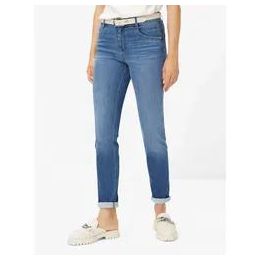5-Pocket-Jeans Brax "Style SHAKIRA", Damen, Gr. 46 L (92), Langgr&ouml;&szlig;en, grau (stein), Denim/Jeans, 74% Baumwolle, 12% Elastomultiester, 10% Polyester, 4% Elasthan, slim fit, Jeans 5-Pocket-Jeans