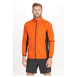 Laufjacke ELITE LAB "Shell Heat X1 Elite", Herren, Gr. M, orange (neonorange), 100% Polyester, mehrfarbig, normal, Jacken, mit wind- und wasserdichter Funktion