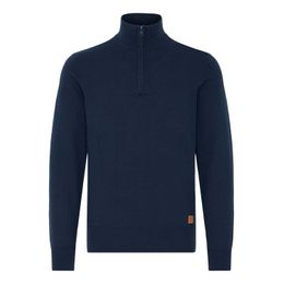 Troyer Blend "Troyer BHFilip", Herren, Gr. M, blau (marineblaus), Obermaterial: 70% Baumwolle CO recyc.. 30% Polyester Pol. recyc.., Pullover Troyer