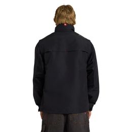 Outdoorjacke Quiksilver "YG Crossbone Spray", Herren, Gr. XS, schwarz, Obermaterial: 100% Microfaser;, Jacken Outdoorjacke