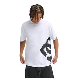 T-Shirt DC Shoes "DC Lanai", Herren, Gr. L, wei&szlig;, Obermaterial: 75% Walkfrottier, 25% Walkfrottier;, Shirts T-Shirt