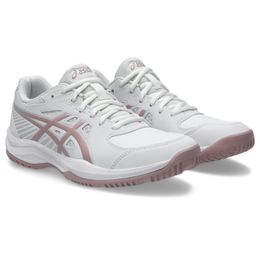 Tennisschuh asics "COURT SLIDE 4", Damen, Gr. 39,5, wei&szlig;, morganite, Textil, Schuhe Tennisschuh, Multicourt-Schuh, Allcourt-Schuh, Topseller