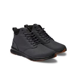 Stiefel DC Shoes "Mason 2", Herren, Gr. 7,5(40), grau (dunkelgrau, schwarz), Obermaterial:Obermaterial: Leder [Kuh] / Futter: Textil / Au&szlig;ensohle: Gummi;, Schuhe Stiefel