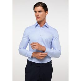 Langarmhemd Eterna "SLIM FIT", Damen, Gr. 40, Normalgr&ouml;&szlig;en, wei&szlig;, Twill, 100% Baumwolle, schmal, Manschette, Hemden Langarmhemd, NON IRON (b&uuml;gelfrei)