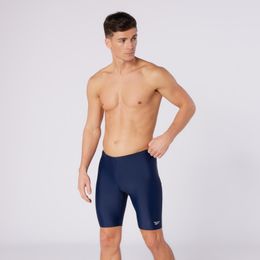 Badeshorts Reebok "Ensley", Herren, Gr. M, N-Gr, vector navy, Microfaser, Obermaterial: 80% Polyamid, 20% Elasthan, Badehosen Badeshorts, mit innenliegender Kordel und langem Bein