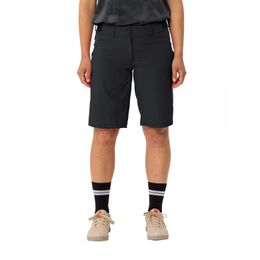 Fahrradhose Vaude "WOMEN'S LOAMER SHORTS", Damen, Gr. 38, N-Gr, schwarz, Obermaterial: 100% Polyester. Obermaterial 2: 92% Polyester, 8% Elasthan, Hosen Fahrradhose, robuste Verarbeitung, bequemer Sitz