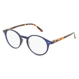 Lesebrille I Need You SASHA | Unisex | Fassung: Panto, Kunststoff, Blau Havanna