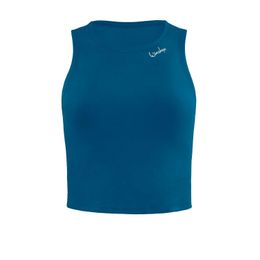 Tanktop WINSHAPE "AET136C", Damen, Gr. S, gr&uuml;n (teal gr&uuml;n), 85% Polyester, 15% Elasthan, Rundhals, Tops Tanktop, Functional Comfort