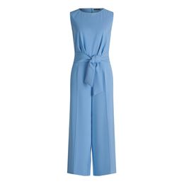 Jumpsuit Betty Barclay "Jumpsuit mit Eingrifftaschen", Damen, Gr. 40, EURO, blau (azurine), Obermaterial: 86% Polyester PES. 14% Elasthan EL., Overalls Jumpsuit