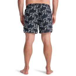Boardshorts Quiksilver "Diamond Arch Printed 15", Herren, Gr. XL, schwarz interpetal, Obermaterial: 53% Nylon, 47% Hmda (Nylon);, Hosen Boardshorts