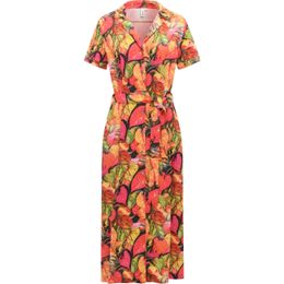Sommerkleid Ragwear "Sommerkleid Sawira Long Print", Damen, Gr. XL, N-Gr, bunt (multi combo), Obermaterial: 100% Viskose CV., Kleider Sommerkleid