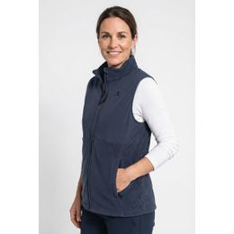Sch&ouml;ffel Fleeceweste SCH&Ouml;FFEL "Fleece Vt Style Ash WMN", Damen, Gr. 34, navy blazer, Obermaterial: 100% Polyester, Westen Fleeceweste, aus weichem Material, mit 2-Wege-Stretch, f&uuml;r Trekking und Outdoor