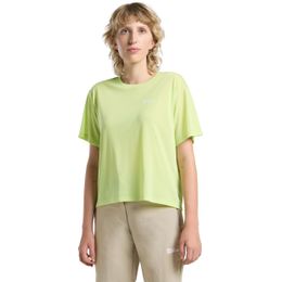 Funktionstop Jack Wolfskin "VONNAN BOXY T W", Damen, Gr. M (38/40), gr&uuml;n (cool, matcha), Obermaterial: 100% Polyester, Tops Funktionstop