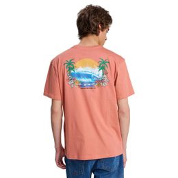 T-Shirt Quiksilver "EV Barrel Paradise", Herren, Gr. M, desert sand, Obermaterial: 70% Walkfrottier, 30% Walkfrottier;, Shirts T-Shirt