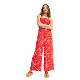 Jumpsuit Roxy "Palm Groves", Damen, Gr. XXL, US-Gr&ouml;&szlig;en, rot (poppy rot dancing ditsy), Obermaterial: 100% Viskose;, Overalls Jumpsuit