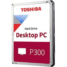 Toshiba interne HDD-Festplatte "P300 Desktop PC 2TB", schwarz (silber, schwarz), 2 TB, Festplatten, interne HDD-Festplatte