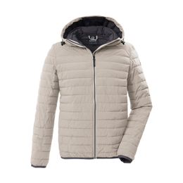G.I.G.A. by Killtec Steppjacke "GS 86 MN QLTD JCKT", Herren, Gr. XXL, hellbeige, Obermaterial: 100% Polyester;Futter: 100% Polyester;F&uuml;llung: 100% Polyester, G.I.G.A. DX BY KILLTEC, Jacken Steppjacke, Schmale, wasserabweisende Herren Steppjacke mit abnehmbarer Kapuze