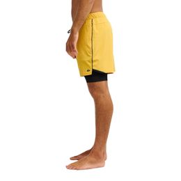 Boardshorts Quiksilver "Highline Amphibian 17", Herren, Gr. S, mineral gelb, Obermaterial: 88% Microfaser, 12% Elasthan;, Hosen Boardshorts
