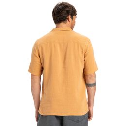 Funktionshemd Quiksilver "Sunrise", Herren, Gr. S, US-Gr&ouml;&szlig;en, bran, Obermaterial: 55% Walkfrottier, 45% Hanf;, Hemden Funktionshemd