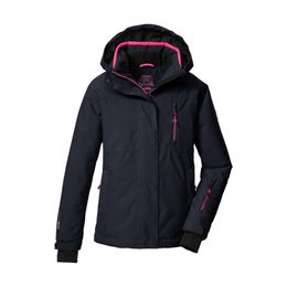 Skijacke Killtec "KSW 205 GRLS SKI JCKT", M&auml;dchen, Gr. 176, schwarz, Obermaterial: 100% Polyester;Futter: 100% Polyester;F&uuml;llung: 100% Polyester, Jacken Skijacke, Wasserdichte, atmungsaktive Ski-Jacke mit verstellbarer Kapuze